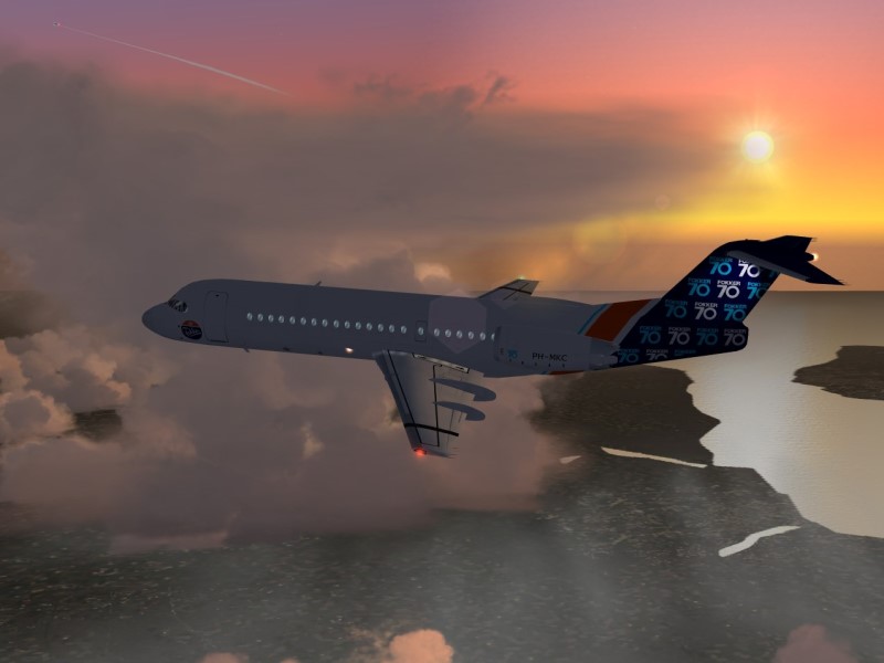 Fs Simulator: Mega Pacote - Project Fokker - Fokker 100