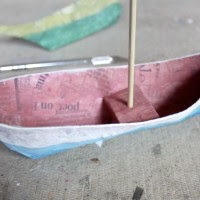 Creative ideas for you: Paper Mache Sail Boats