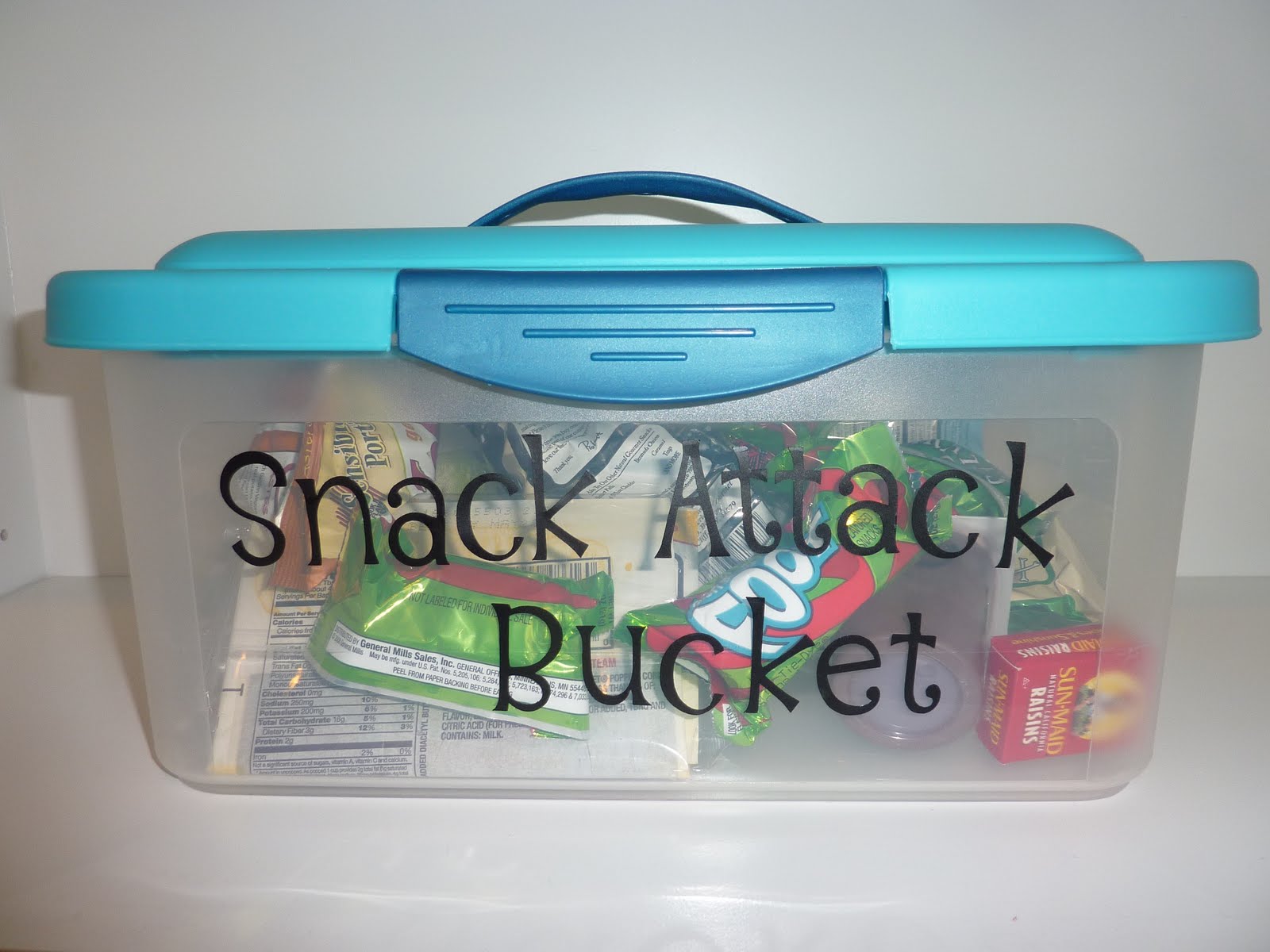 DIY MOMS- SNACK ATTACK Bucket - 24/7 Moms