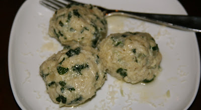 SOUP OF THE DAY: GERMAN KNOEDEL - IT WAS FRANCOIS' IDEA. GREAT IDEA.