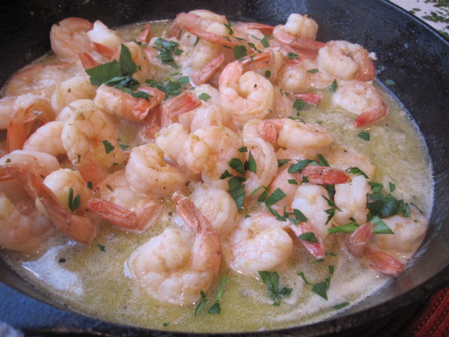 Stirring the Pot: Emeril's Garlicky Sizzling Shrimp