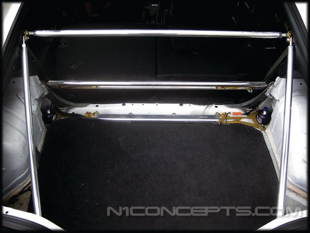 N1Concepts Blog: J's Racing Complete DC5 Rear Chassis Bars