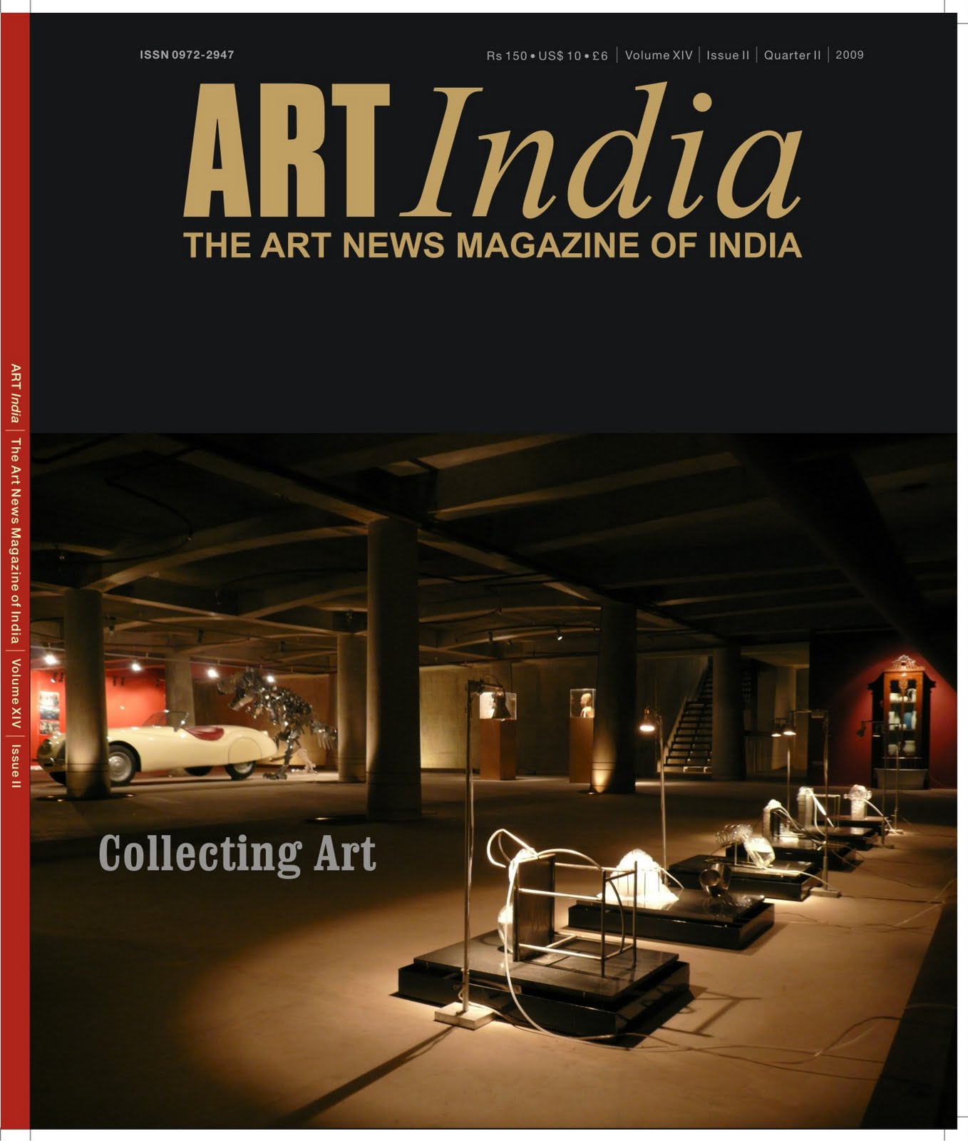 DRAWATER: Complete magazine design for ArtIndia,Mumbai, 2009