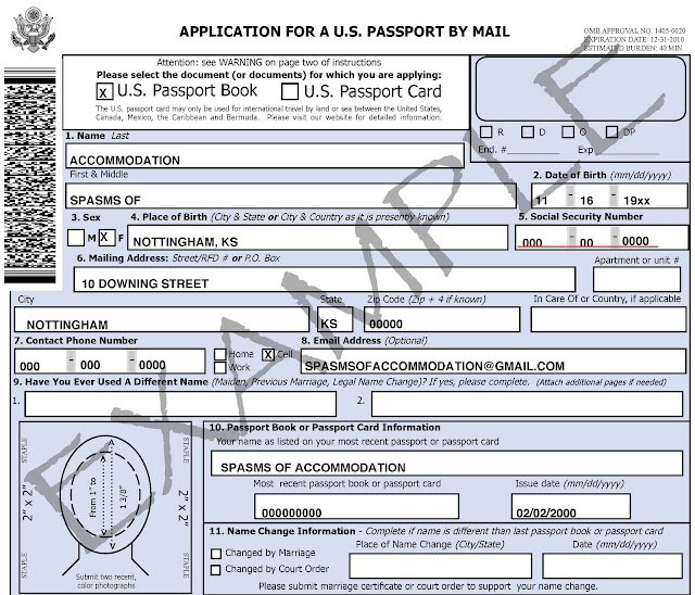 Spasms of Accommodation: Passport