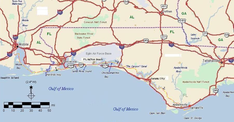Florida Intercoastal Map