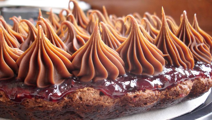 TAN RICO TODO!: TORTA DE CHOCOLATE Y FRAMBUESA