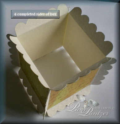 PeeJay's Ramblings: TUTORIAL - Scalloped edged gift box.