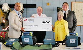 Crisp Fire and Rescue receives grant | Leavitt Group News & Publications