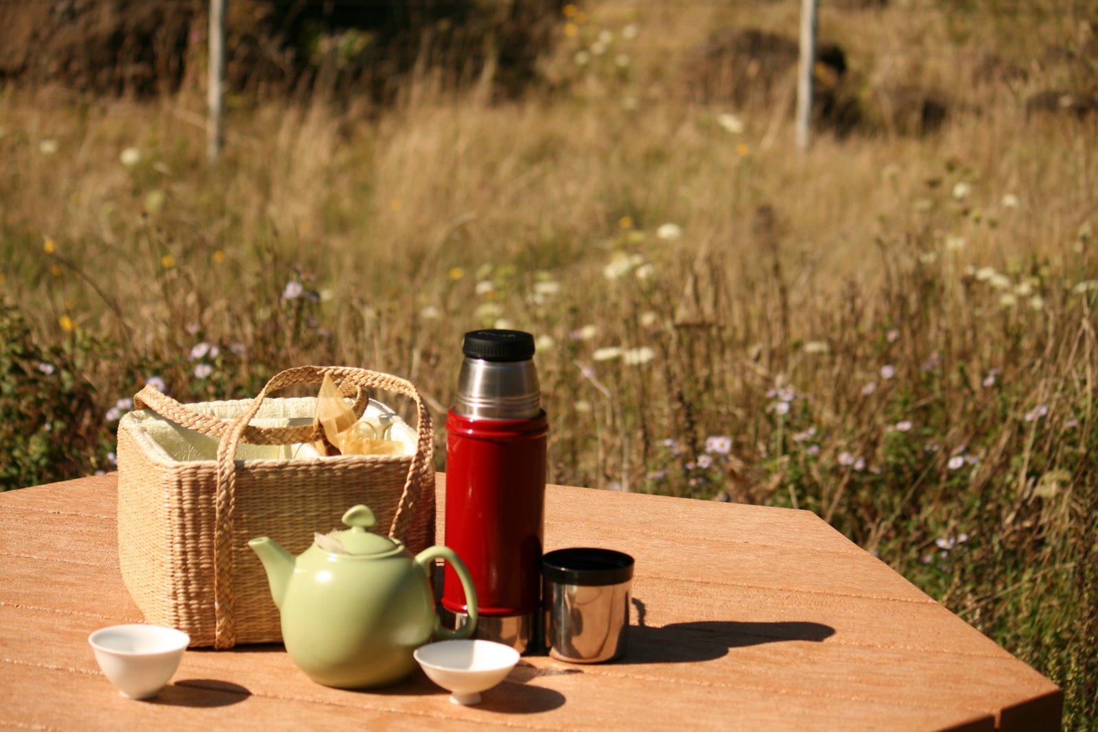 Delights of the Heart: Autumn Tea Outdoors