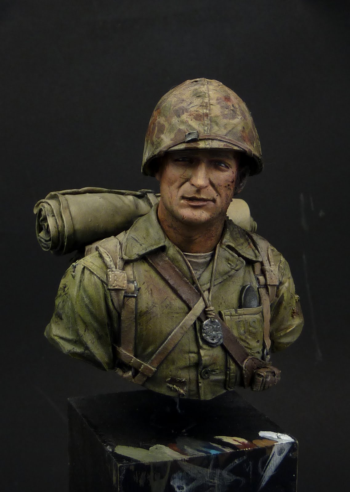 MASSIVE VOODOO: Step by Step - USMC Iwo Jima bust