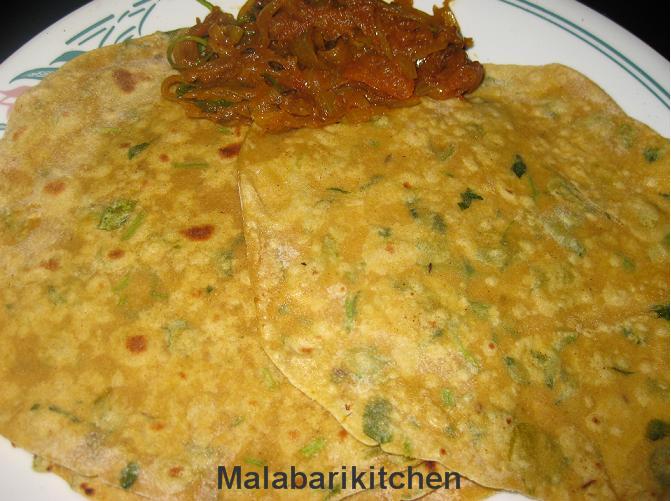 Malabarikitchen: Methi chapathi / Fennugreek chapathi