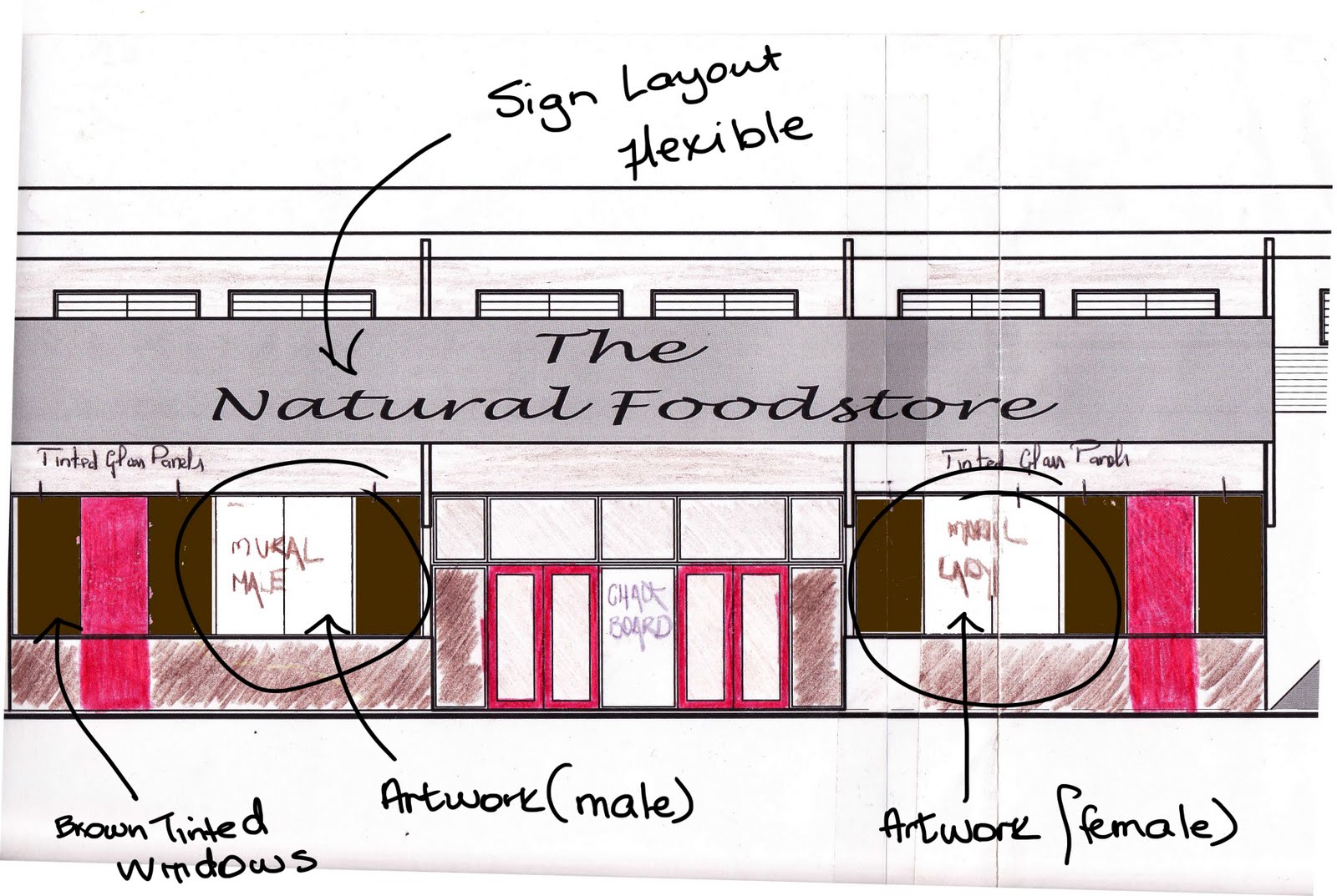 The Natural Food Store- Design Project