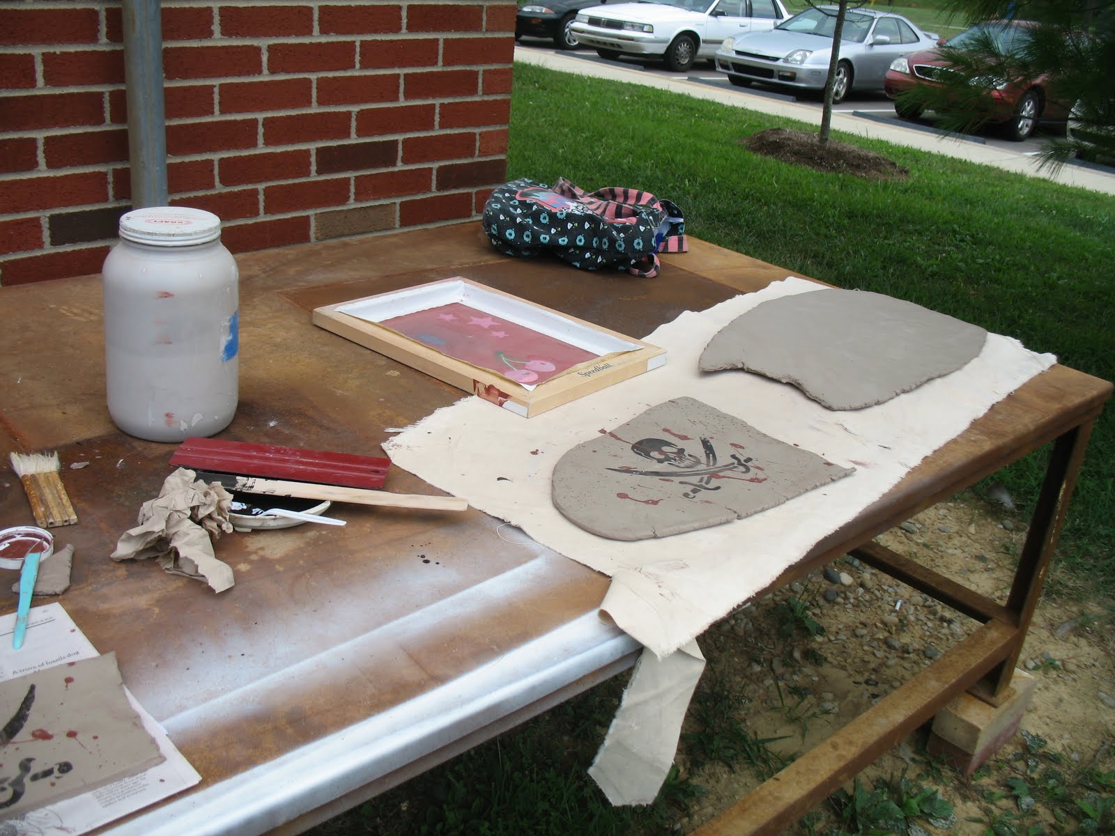 Ashley Stewart: Screen Printing on Clay