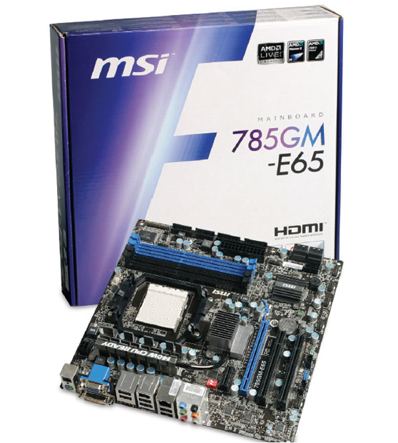 computer: Blend AMD785G chipset with SB710 Southbridge