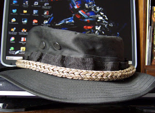 Stormdrane's Blog: 3 Peg Spool Knitted Paracord Hatband...