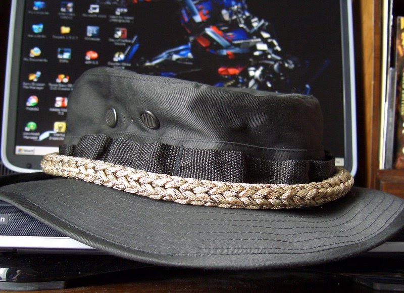 Stormdrane's Blog: 3 Peg Spool Knitted Paracord Hatband...