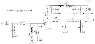 Radio Circuits Blog: 6W RF Power Amplifier with 2SC1971
