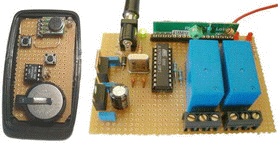 2 Channels RF Remote Control-Transmitter Receiver | RF Circuits