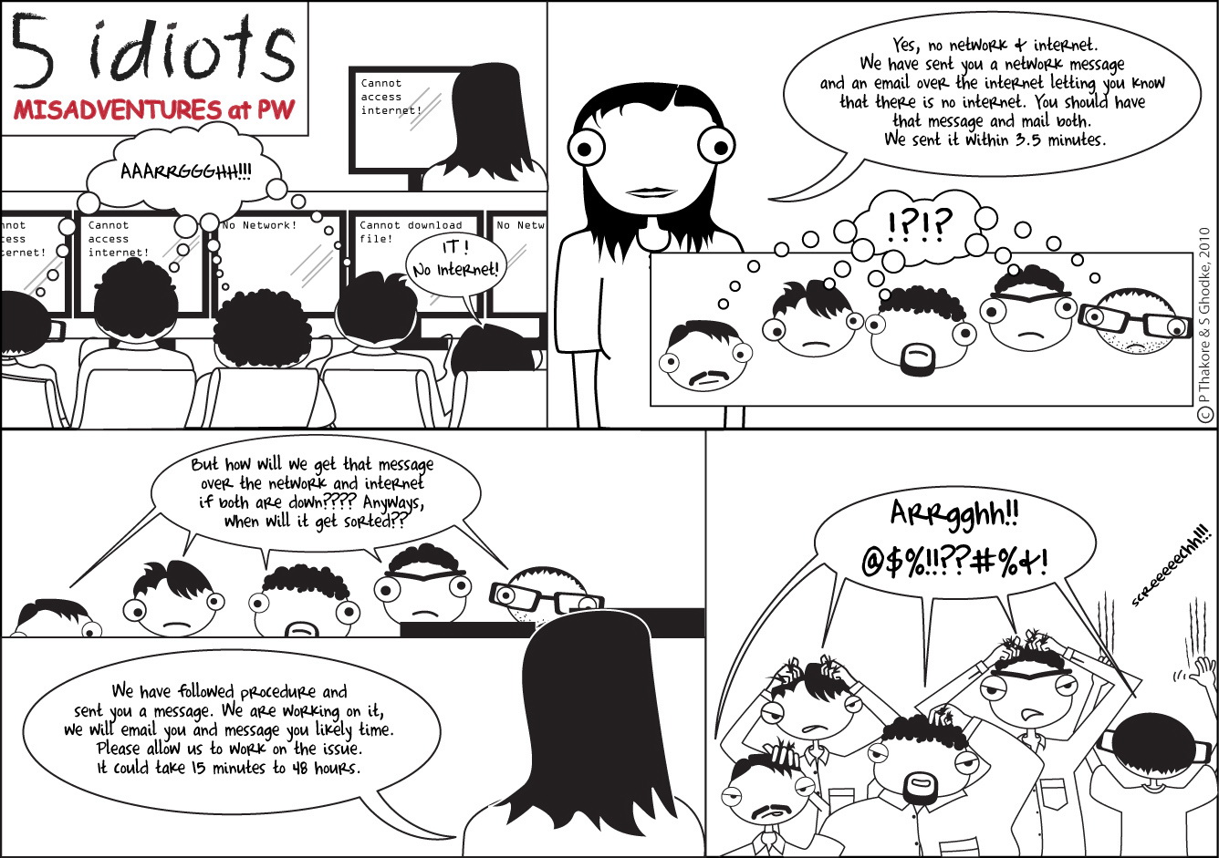 The 5 Idiots: 5 Idiots: Episode 2 - Internet 7th June 2010