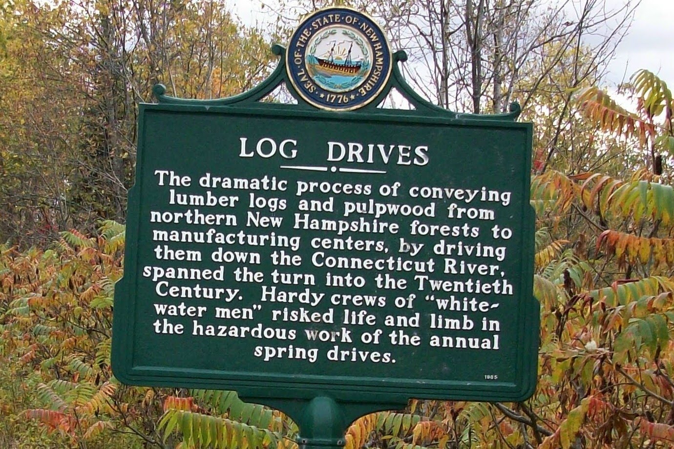 In Times Past: Driving the Middle Way: Log Drives on the Connecticut