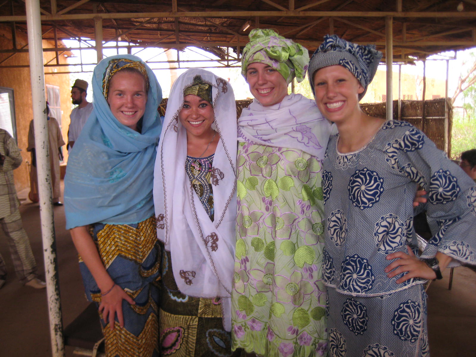 Niger Here Nor There: Steph in traditional Niger Clothing