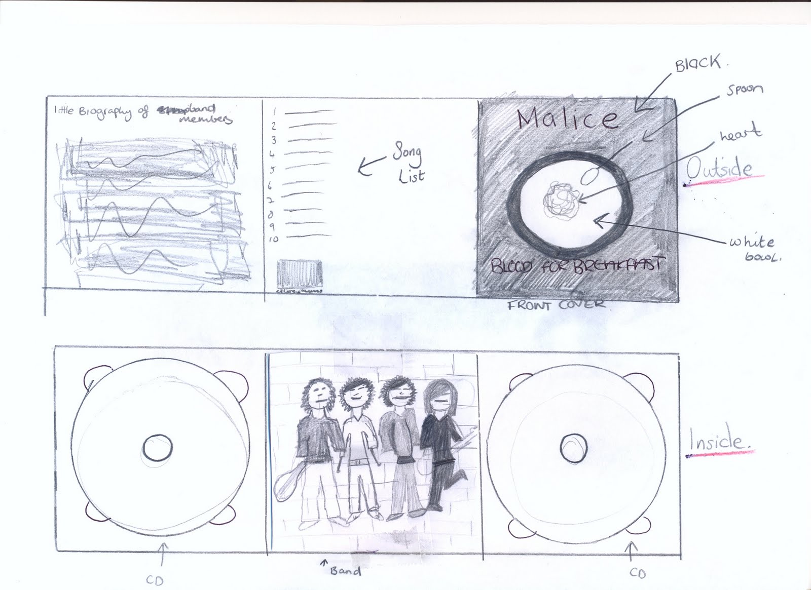 Hayley Cahill: CD Design Draft