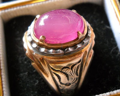 Cincin Akik Lebong (Batu Pink Ruby Asal Bengkulu) | Emban Batu Akik