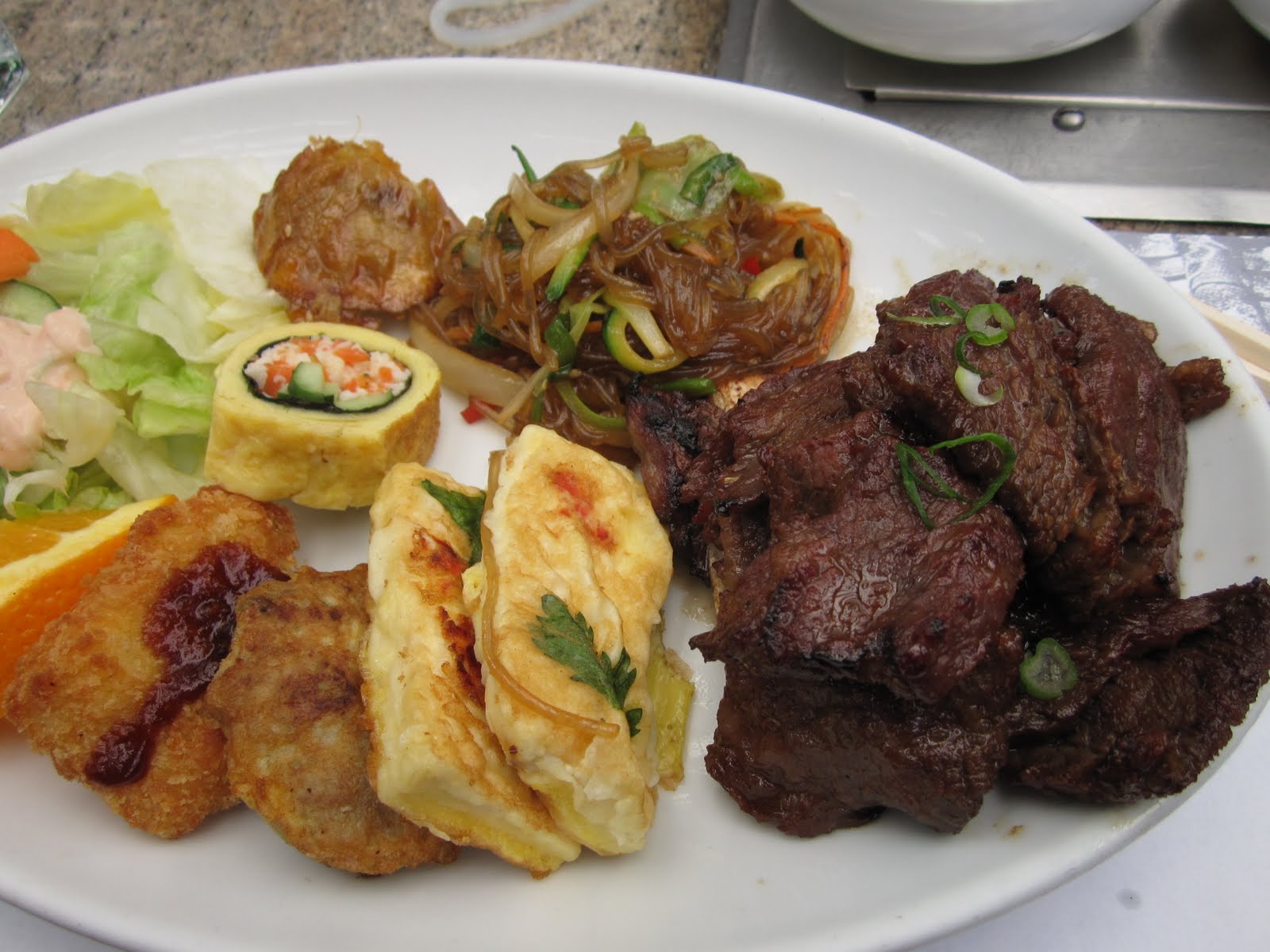 Travel Smart: [Los Angeles] [Korean] Chosun Galbee - 精緻韓國烤肉店 (午餐篇)