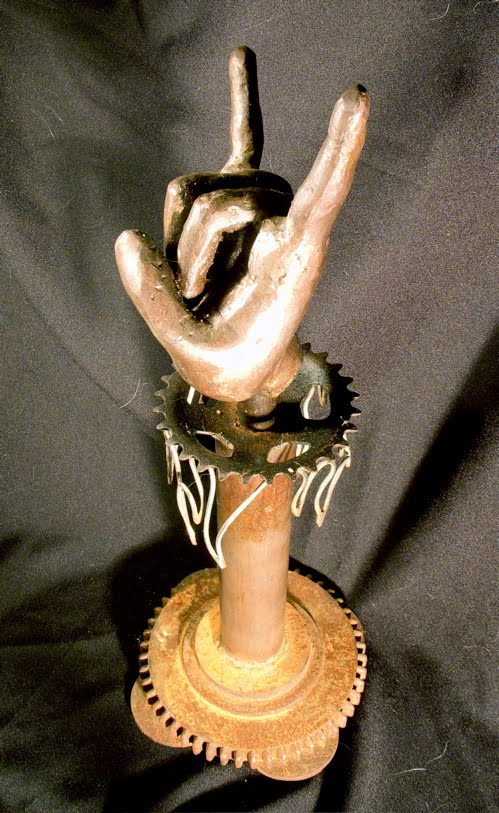 Kellen's Metal Art: Heavy Metal Hand