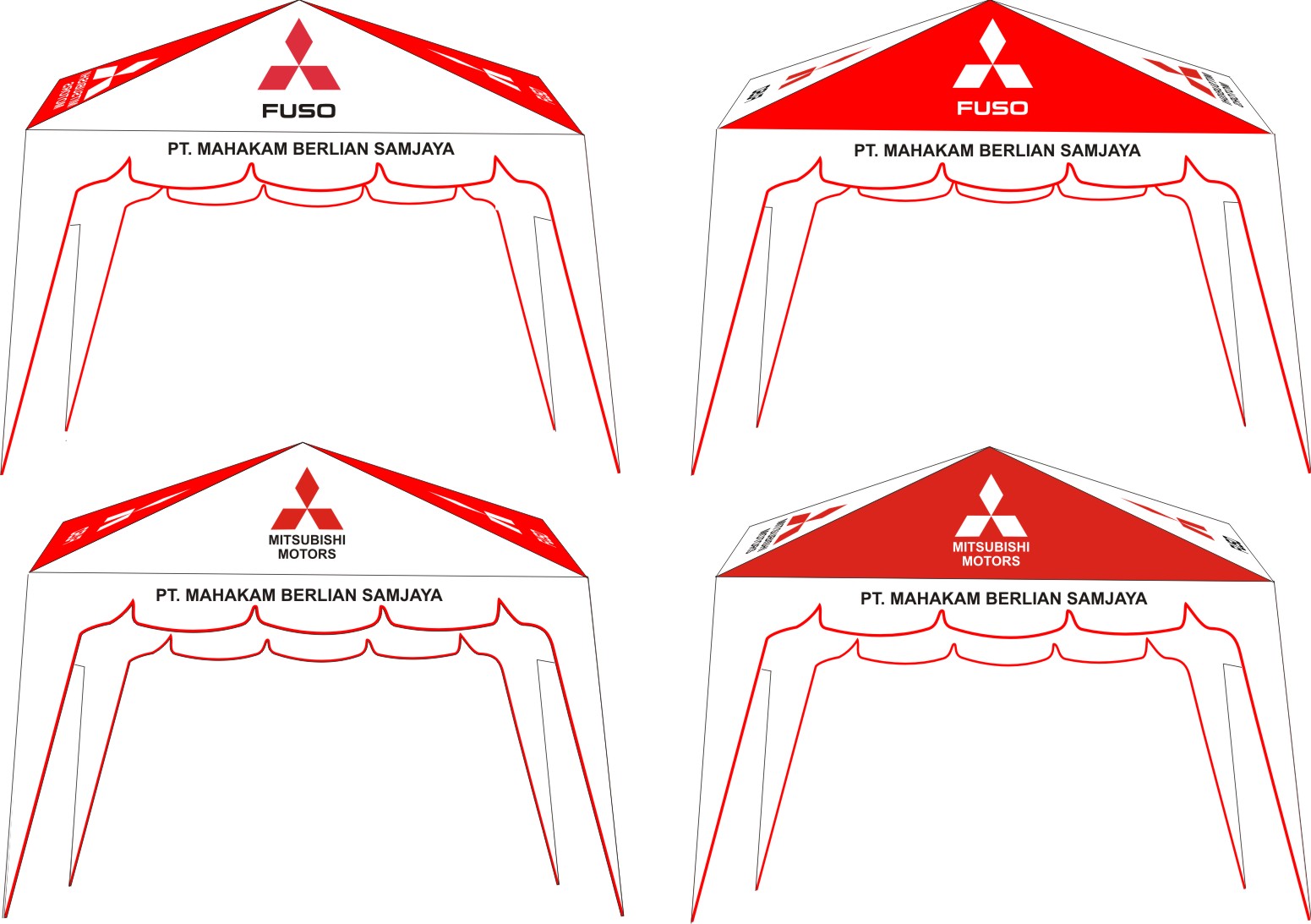 TRINANDA PROMO SOUVENIRS: TENDA SEGI EMPAT MITSUBSHI