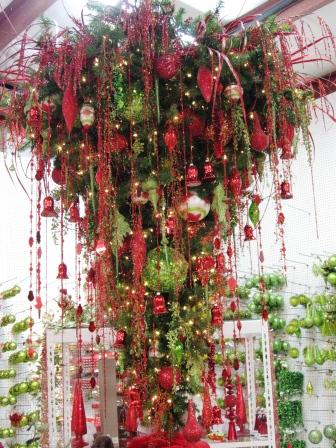 Sheer Serendipity: Upside down Christmas tree?