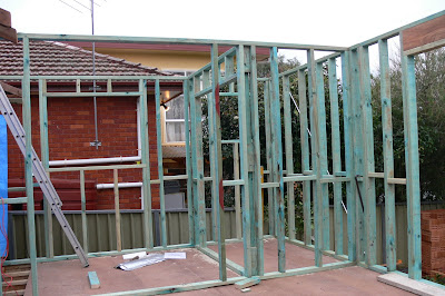 Redbrick Renovation: Rear Walls Installed