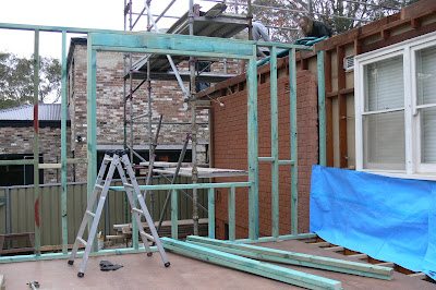 Redbrick Renovation: Rear Walls Installed