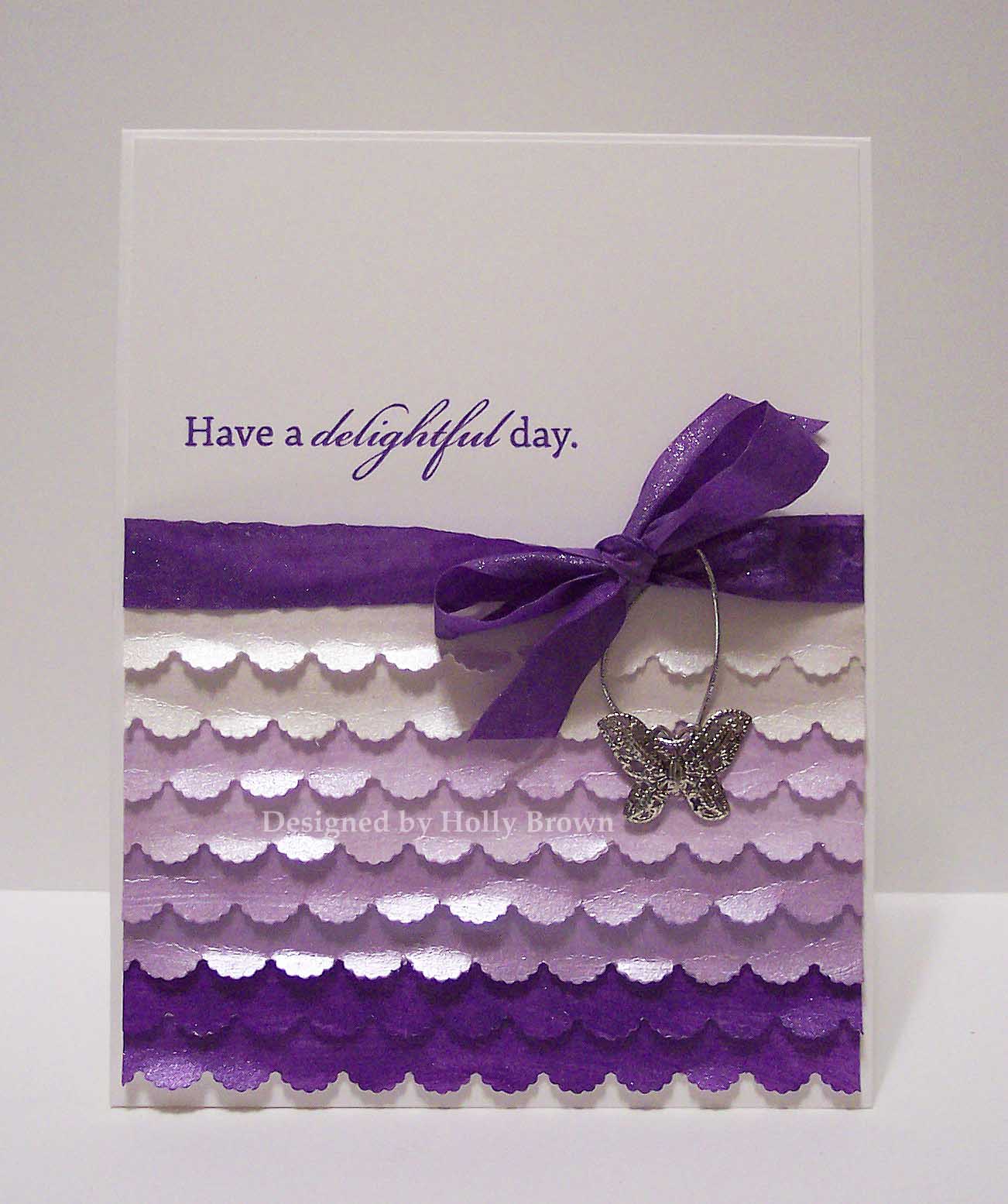 Creative Inspirations Paint: Purple Scallops