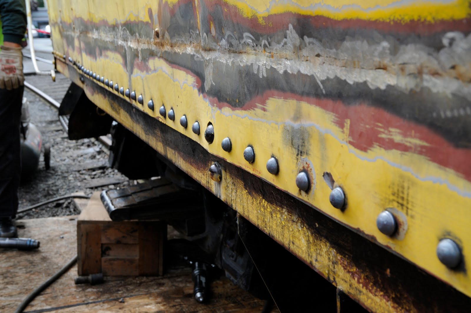 Northwest Railway Museum Blog: Hot riveting