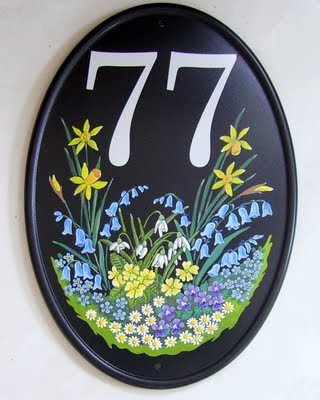 Pictorial House Signs from Yoursigns Ltd: Large house number sign with ...