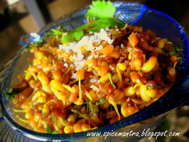 * Treat your tongue *: Matki sprouts (Moth or Turkish gram Beans )