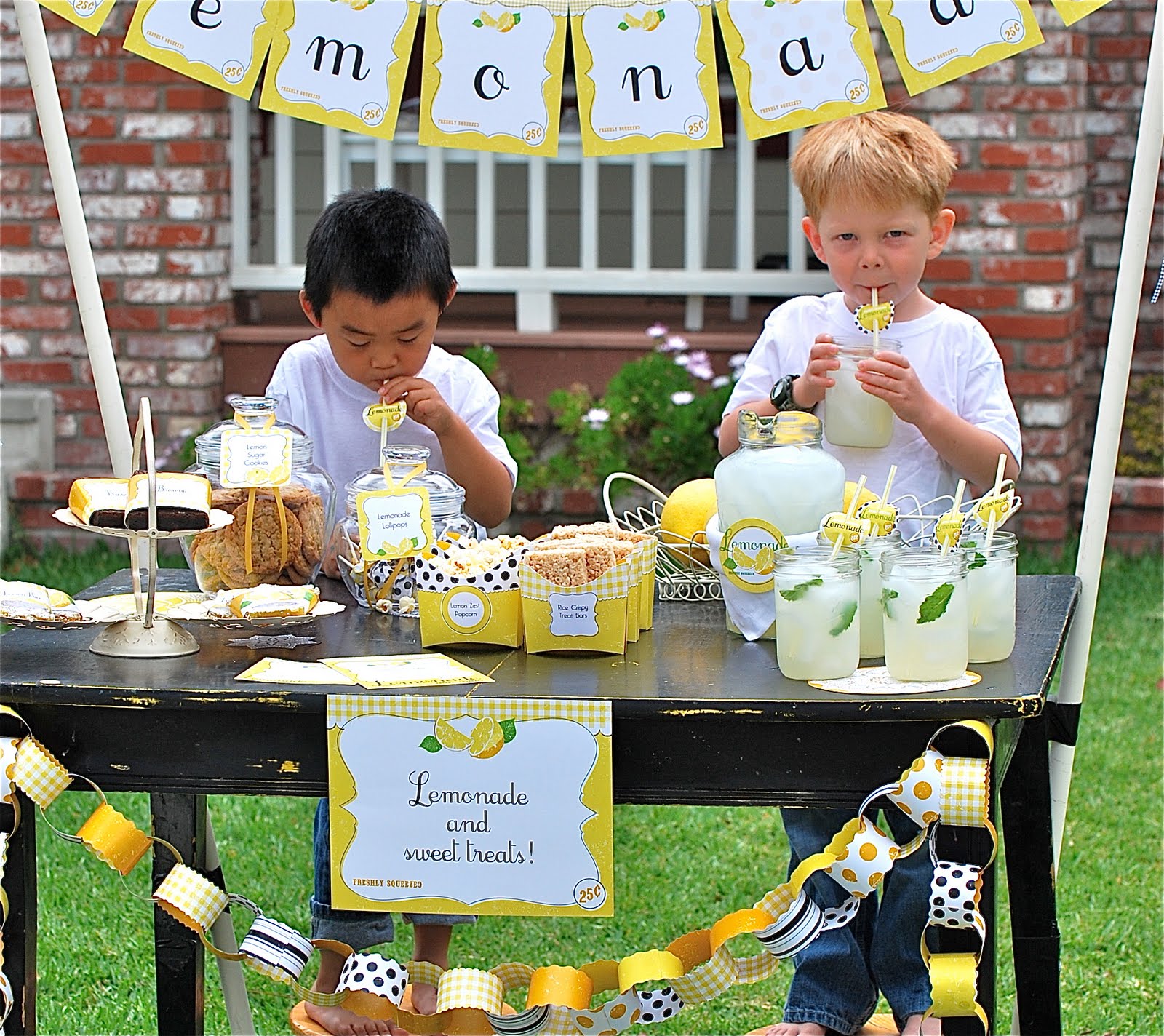 Karas Party Ideas Lemonade Stand Party Karas Party Ideas