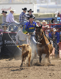 Rodeo Action Photos: Josh Peek at Laughlin Tie Down