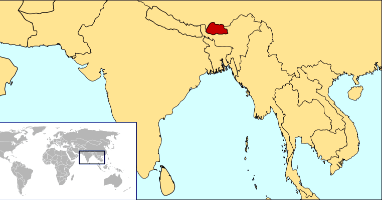 Bhutan information: Bhutan maps | Holiday travel and tourism