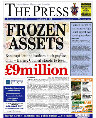Not The Barnet Times: January 2010