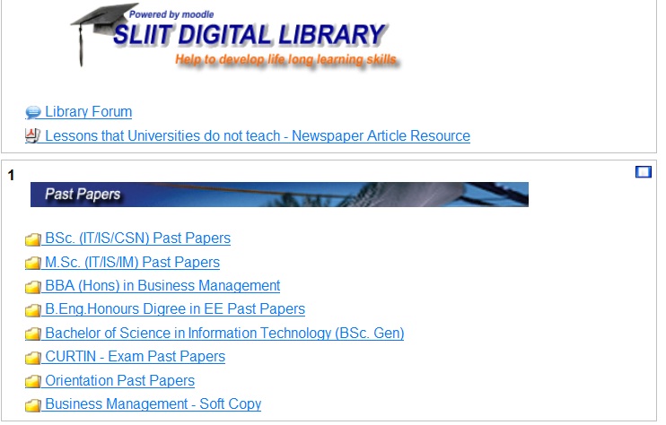 SLIIT from the 'Beginning': How to download SLIIT past papers