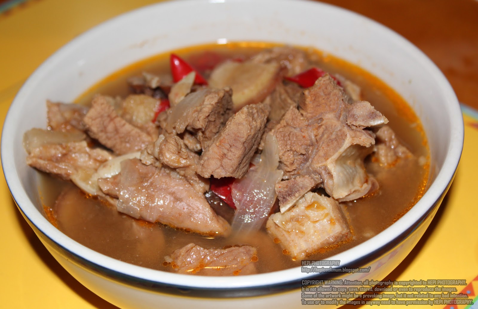 Hepi Cook Mum: Daging Singgang