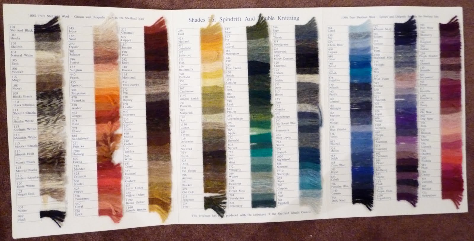 New Jamieson's Shetland Spindrift Shades