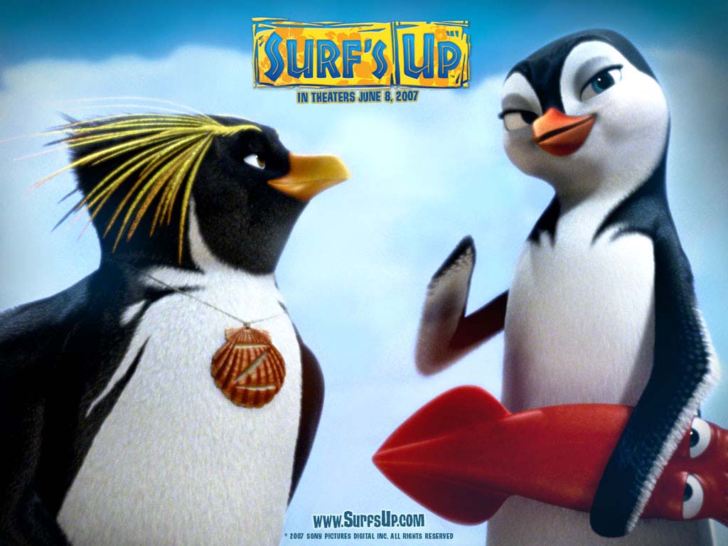 Retro Blog TV: SURF'S UP MOVIE WALLPAPERS (LOCOS POR EL SURF)