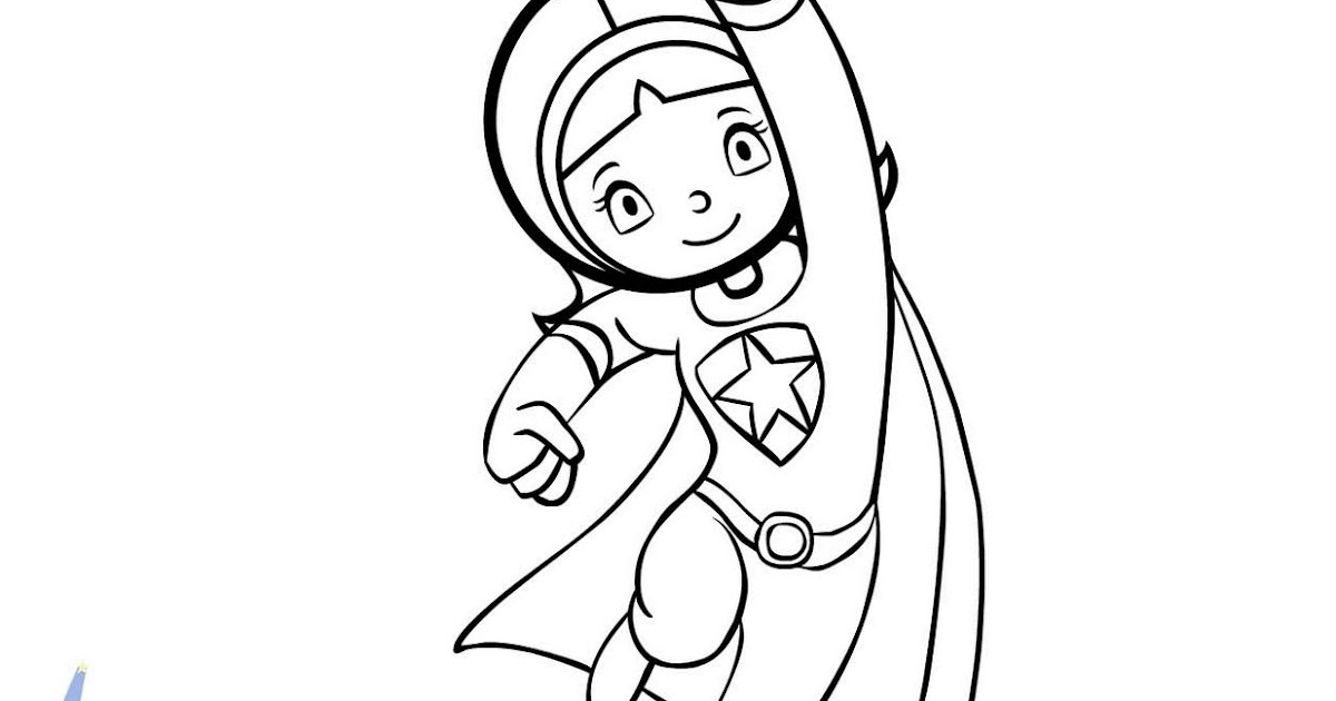 Wordgirl Coloring Pages Coloring Pages