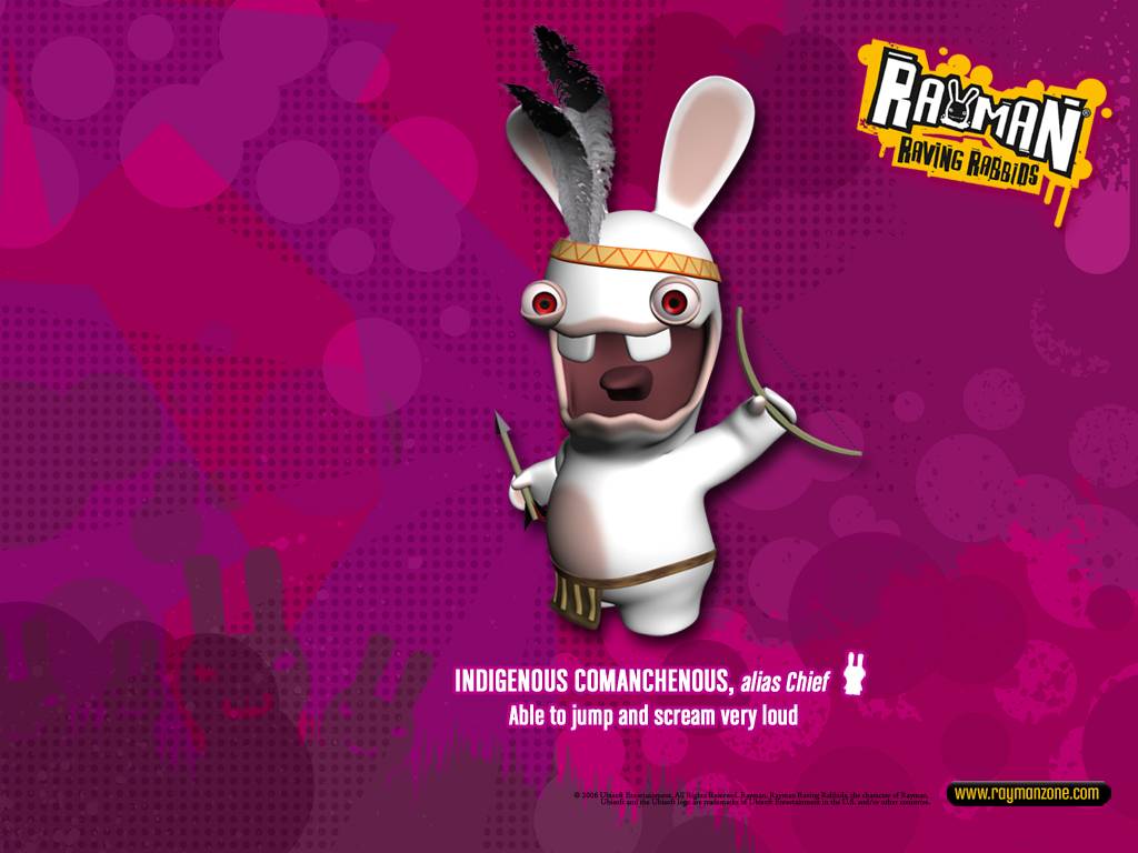 Retro Blog TV: RAYMAN RAVING RABBIDS VIDEOGAME WALLPAPERS