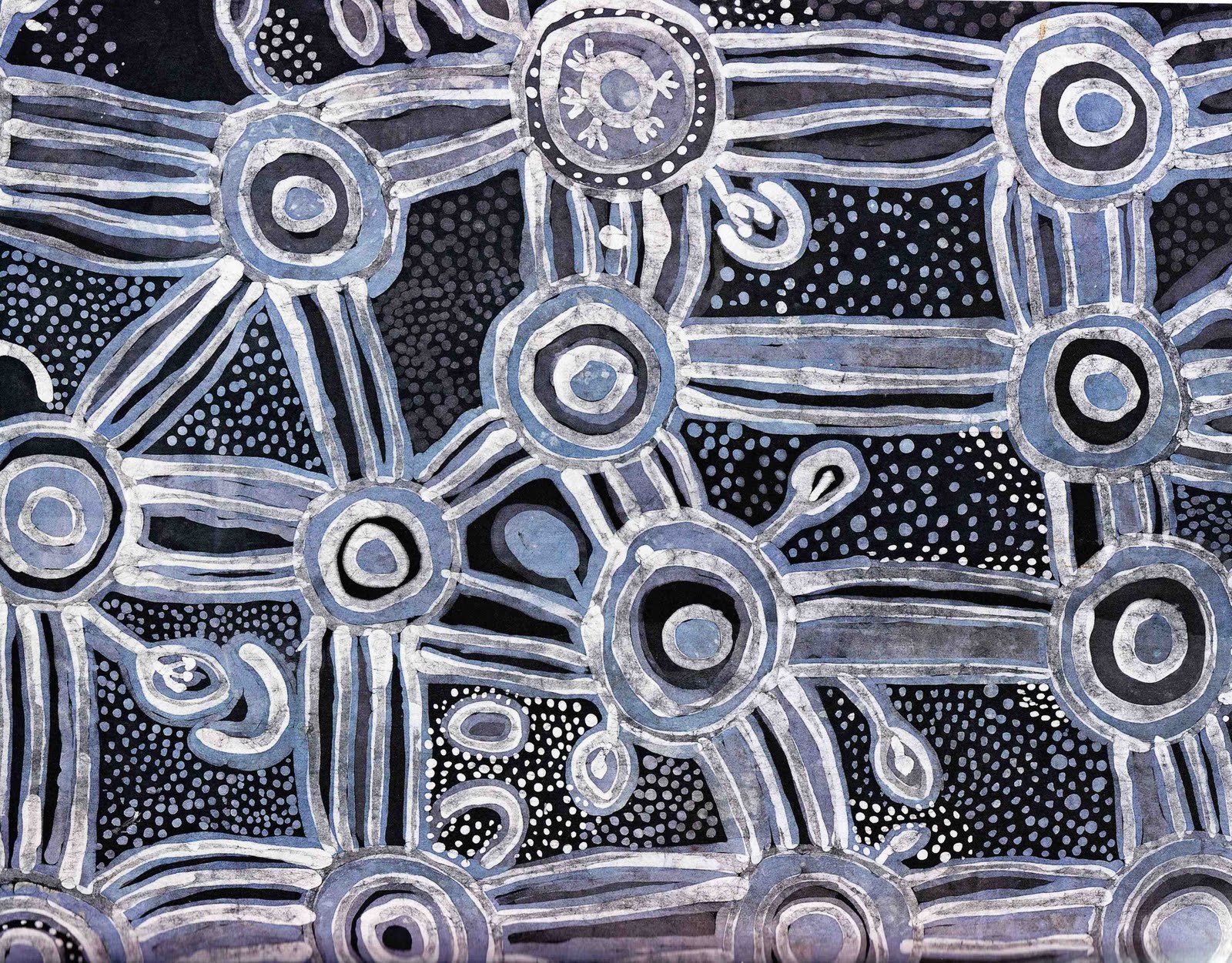 William Morris Fan Club: Aboriginal Batik from Central Australia