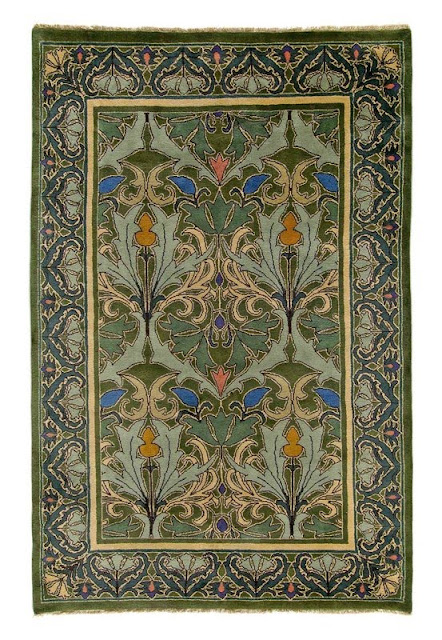 William Morris Fan Club: The beautiful rugs of C.F.A. Voysey