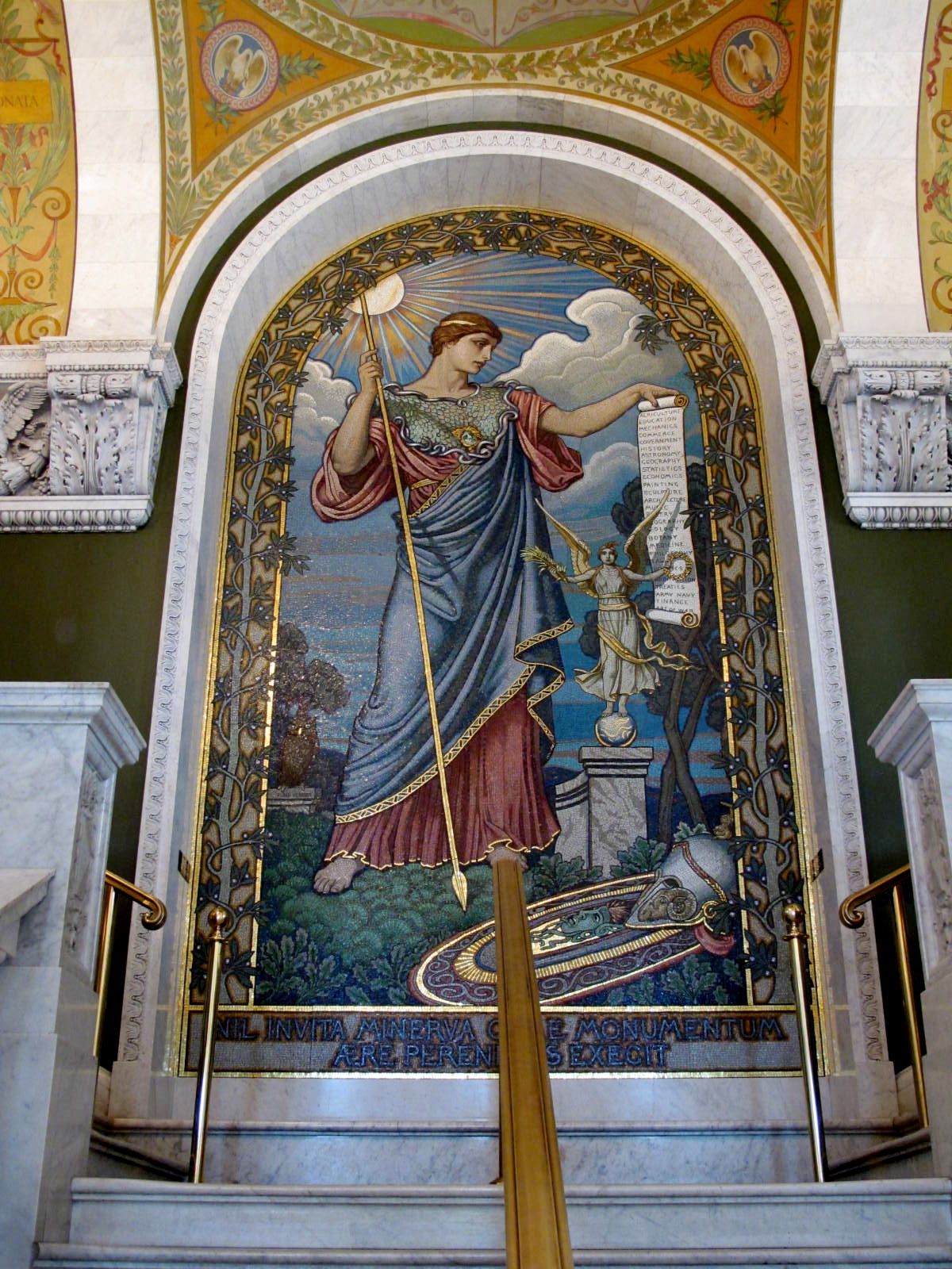 William Morris Fan Club: Minerva at the Library of Congress